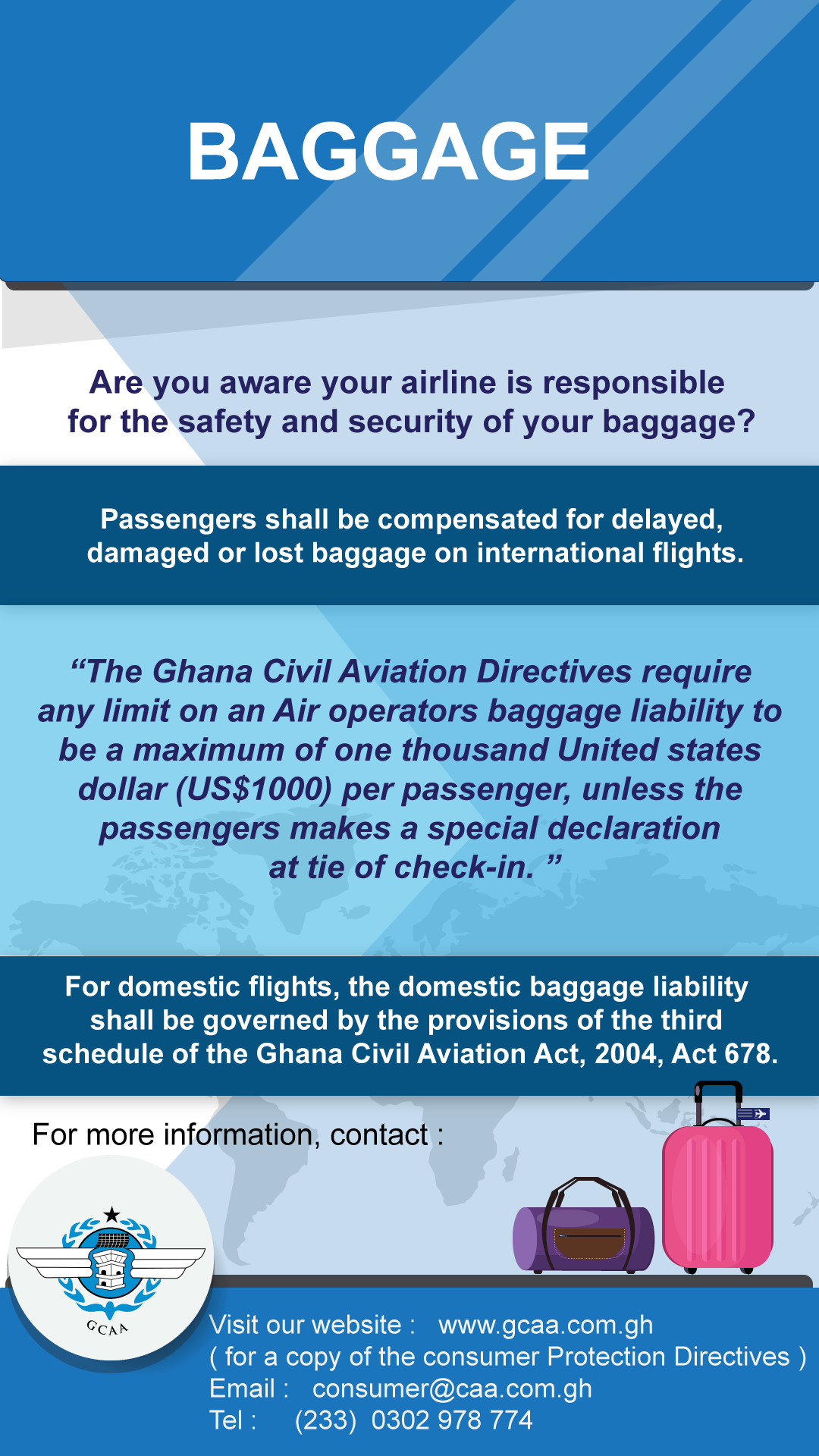 Consumer Protection - GHANA CIVIL AVIATION AUTHORITY